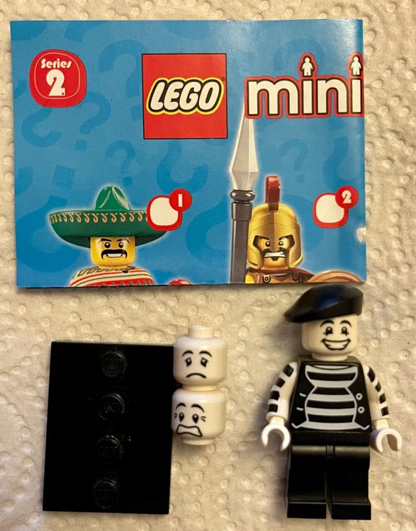 Lego Minifigure Series 2 - Mime (Neu (gemäss Beschreibung)) in ...