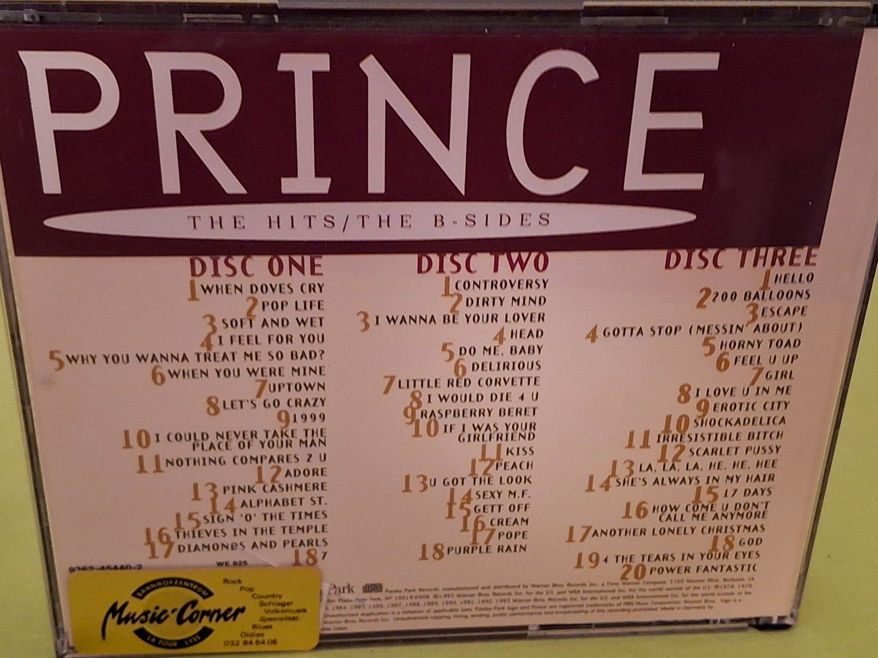 3CD Box Prince - The Hits/The B-Sides (Gebraucht) in Aarberg für CHF 6. ...