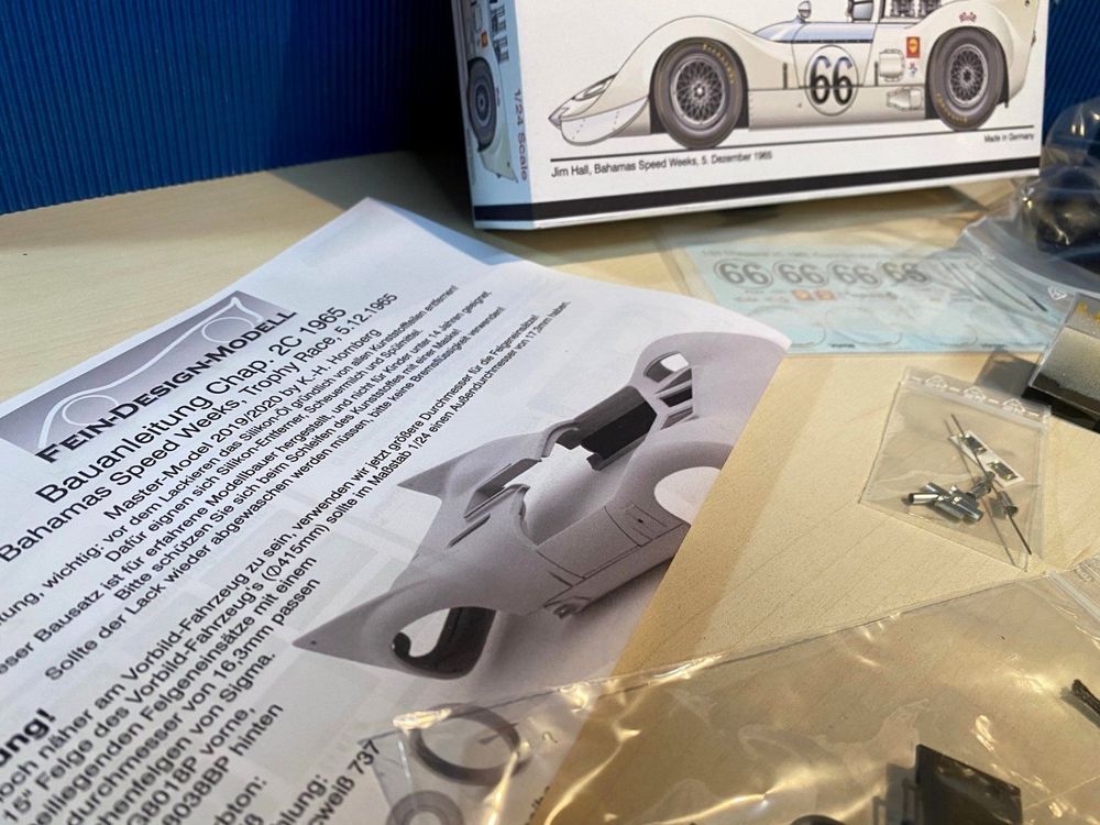 CHAPARRAL 2C Bahamas - FEIN DESIGN KIT 1:24 Slotcar Bausatz (Neu ...