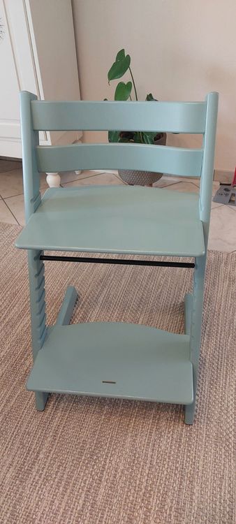 Chaise tripp trapp bleue claire STOKKE | Kaufen auf Ricardo