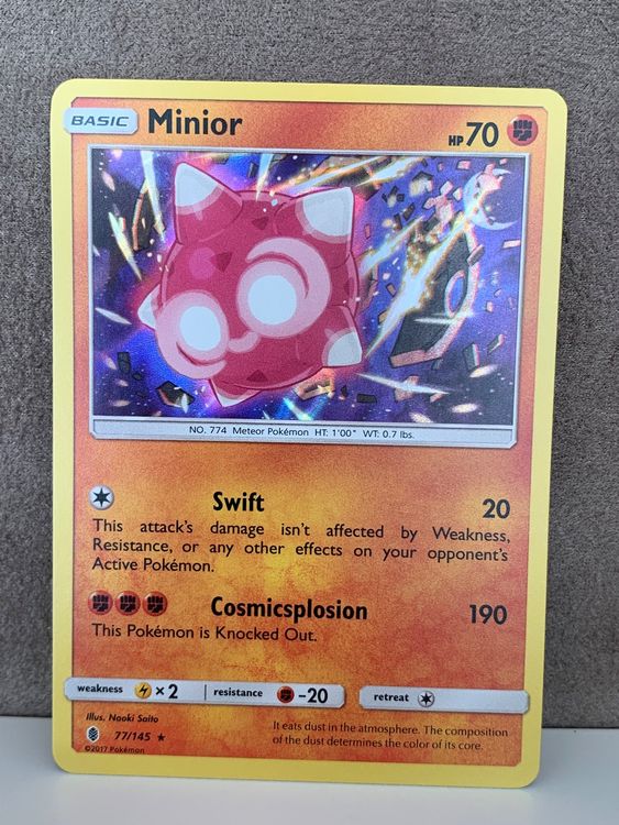 Minior Holo Rare ENG Guardians Rising Pokemon 77/145 (Gebraucht) in ...