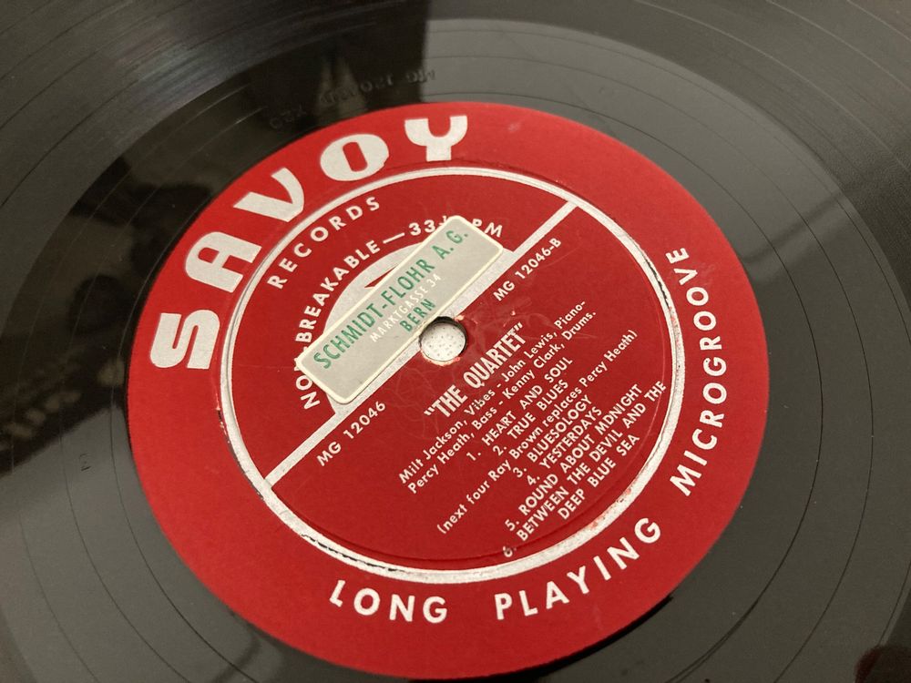 THE Quartet SAVOY Jazz LP M. Jackson J. Lewis P. Heath (Gebraucht) in ...