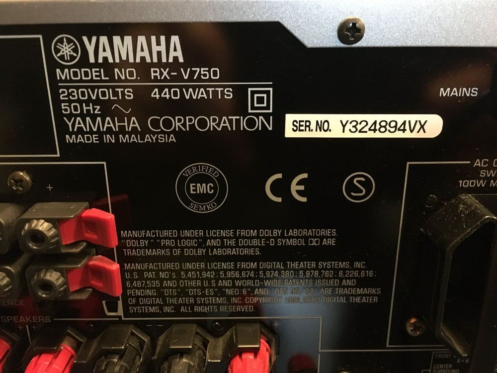 YAMAHA RX-V750 ampli home cinéma 7.1 | Kaufen auf Ricardo