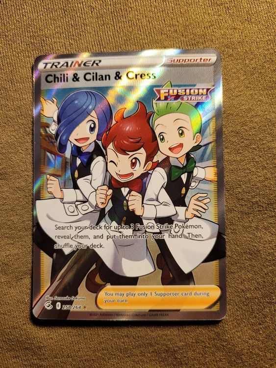 Chili & Cilan & Cress Full Art 258/264 (EN) - Pokémon TCG (Gebraucht ...
