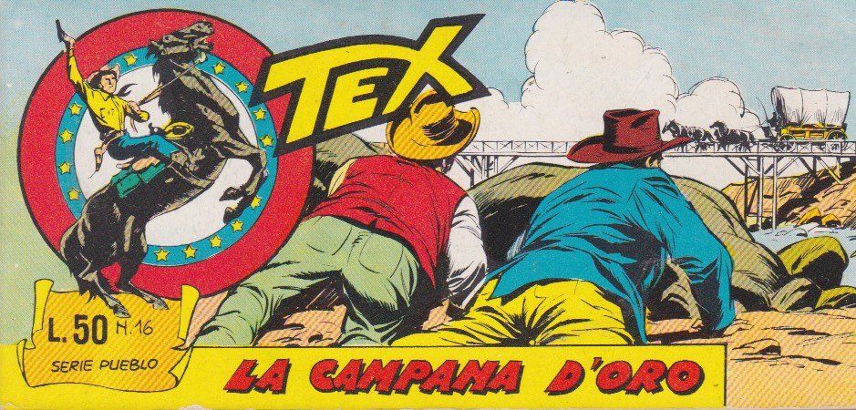 Italian comic strip TEX SERIE PUEBLO # 16 year 1965 CAMPANA (Gebraucht ...