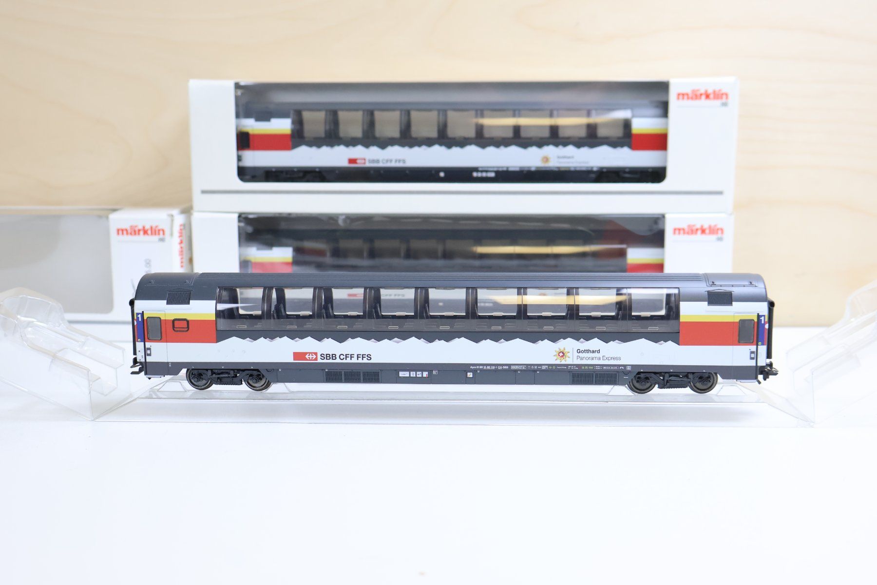 Märklin Gotthard Panorama Express Wagen Set 43650 (Gebraucht) in ...