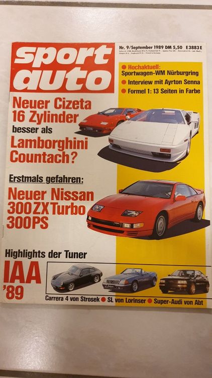 sport auto 9/89 Cizeta Moroder Countach | Kaufen auf Ricardo