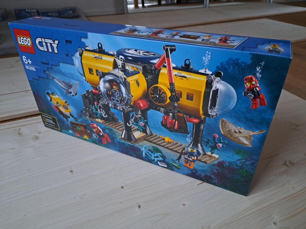 Neu LEGO 60265 Deep Sea Explorers Ocean Exploration Base | Kaufen auf ...