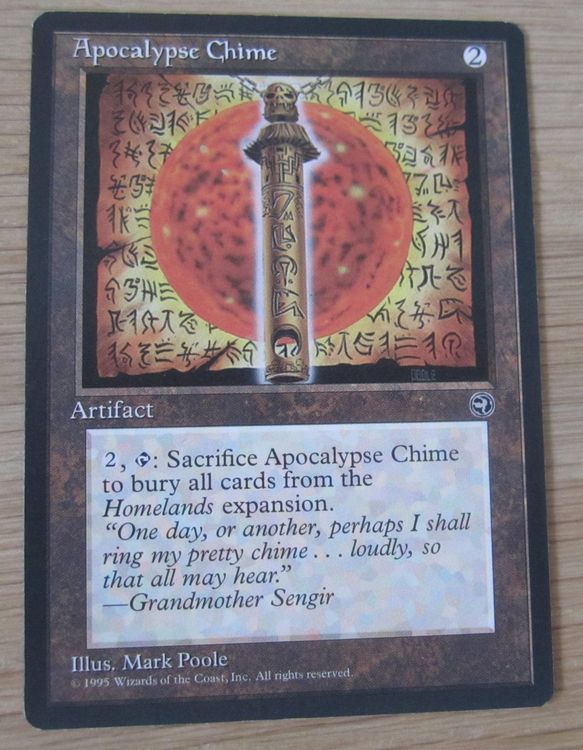 Magic the Gathering Karte Apocalypse Chime (Gebraucht) in Wohlen AG für ...