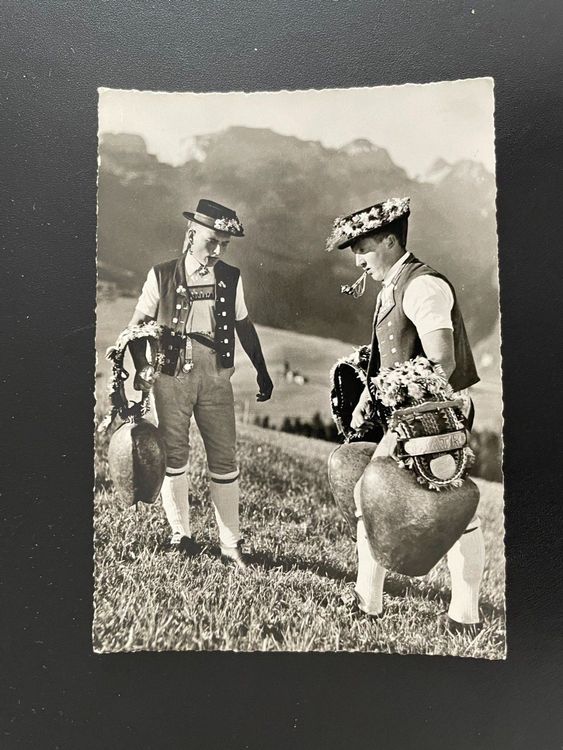 AK AI Appenzeller Sennen beim Schellen schütteln | Kaufen auf Ricardo