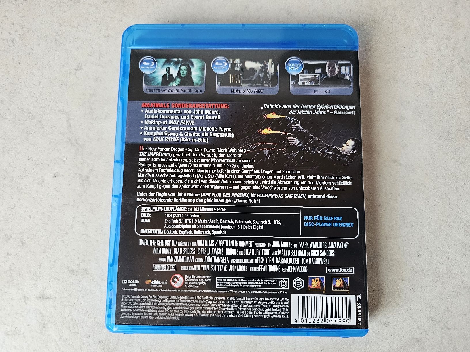 Max Payne / Bluray Extended Director's Cut (Gebraucht) in Schneisingen ...