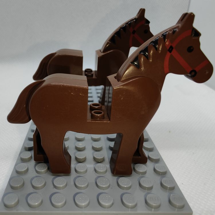 Lego, zwei Pferde Braun | Kaufen auf Ricardo