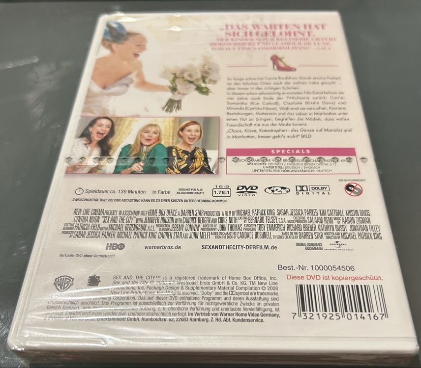 Sex And The City Dvd Der Film Originalverpackt Neu Und Originalverpackt In Allschwil Für Chf 2554