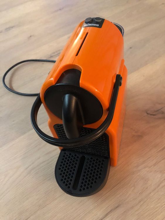 Nespresso Kaffeemaschine Koenig orange | Kaufen auf Ricardo
