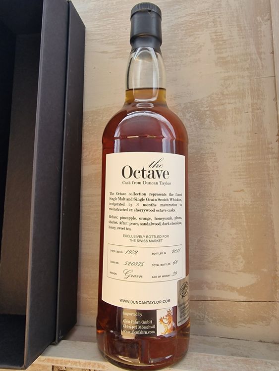 The Octave Grain Whisky Jahrg. 1972, Cask from Duncan Taylor | Kaufen ...