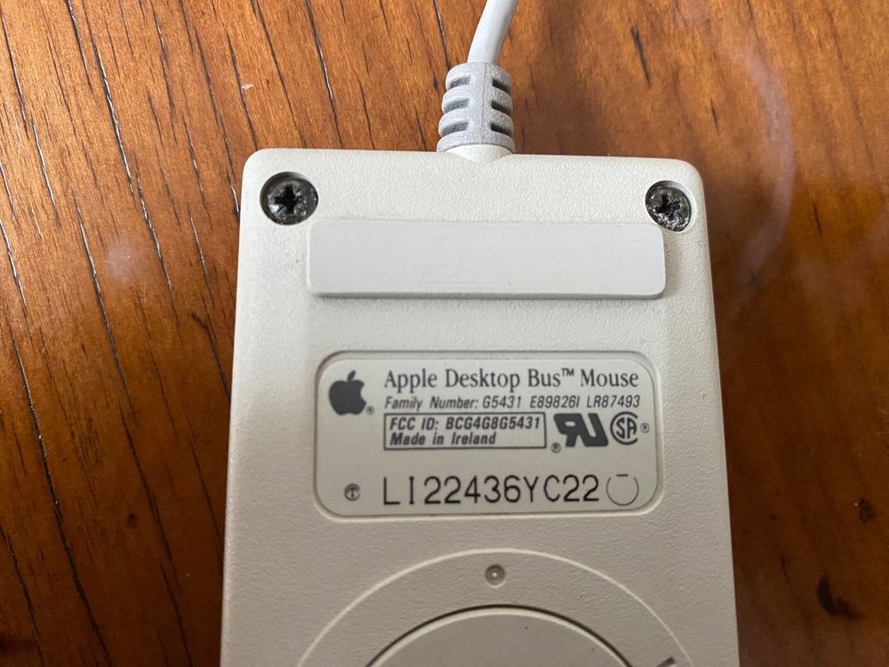 VINTAGE Apple/Macintosh , G5431 , Desktop Bus Mouse (Gebraucht) in ...