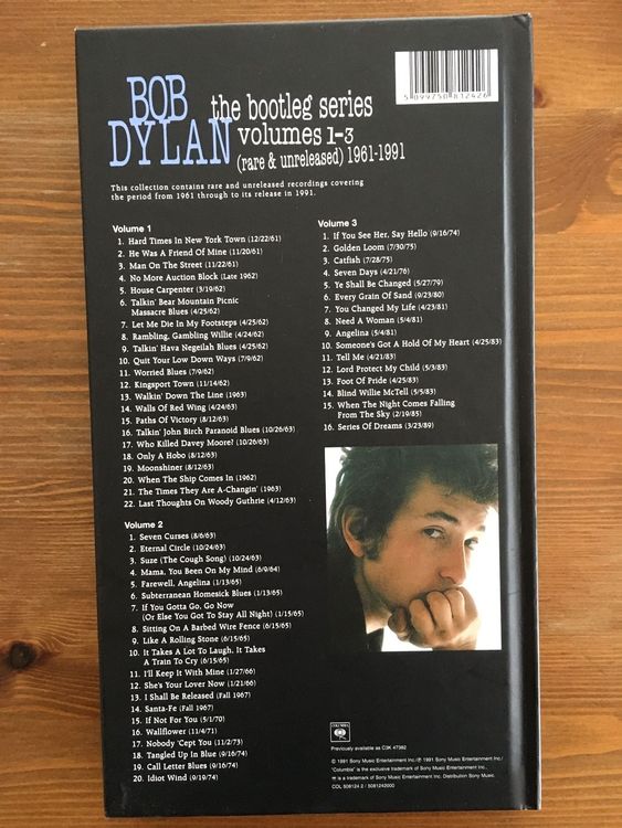 Bob Dylan Bootleg Series Box Set, 3CD, Extra Tracks | Kaufen auf Ricardo