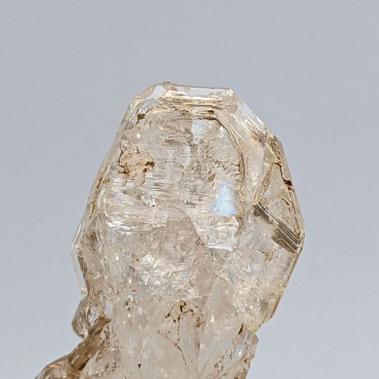 Grosser HERKIMER-HOPPERQUARZ, ZEPTERFORM, mit TON, selten (Nuovo (secondo la descrizione)) a ...