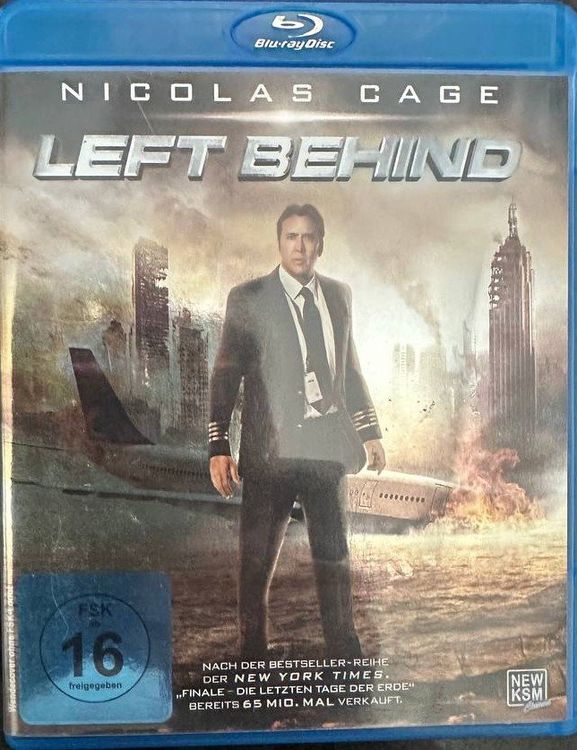 Left Behind - Blu-ray mit Nicolas Cage, Top Zustand! (Gebraucht) in ...