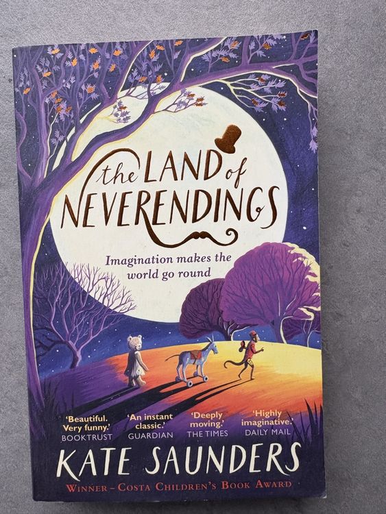 English Book. The Land of Neverendings by Kate Saunders (Neu (gemäss ...