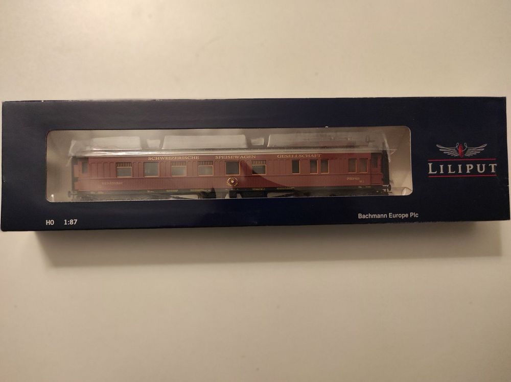 Speisewagen "Teakholz" Typ Br4ü der SBB von Liliput H0, GS | Kaufen auf Ricardo