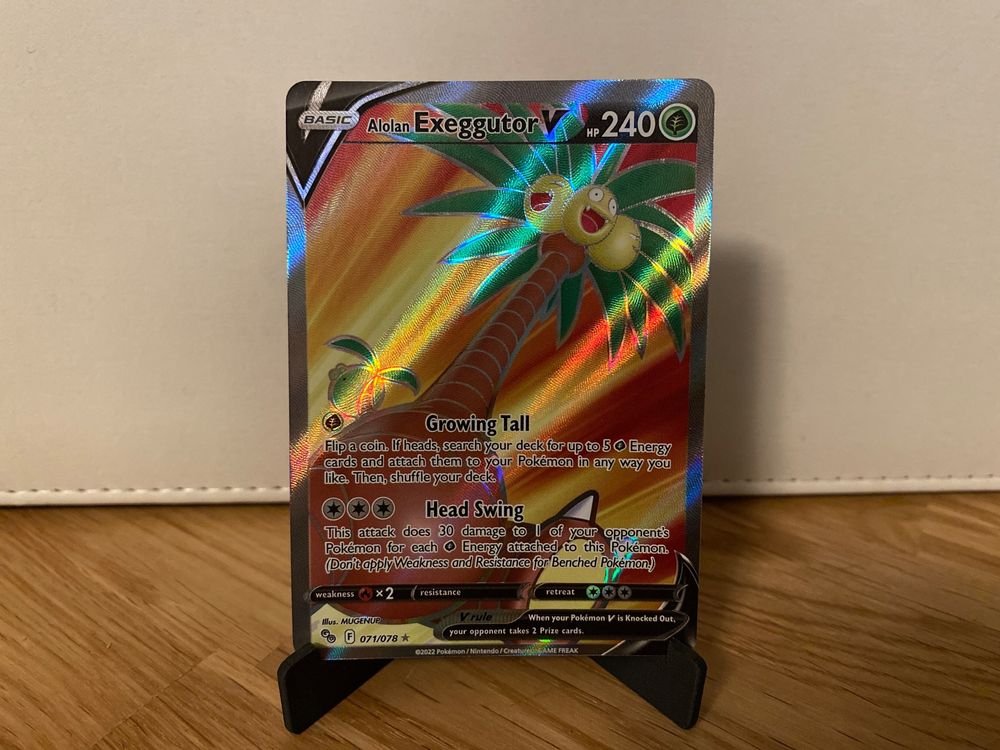 Alolan Exeggutor V Full-Art Pokemon Go 071/078 | Kaufen auf Ricardo