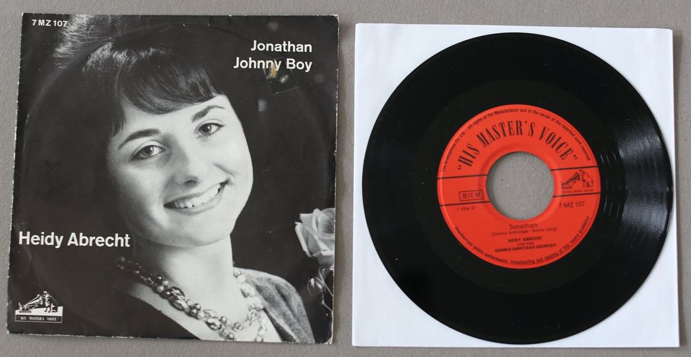 Single, CH Unterhaltung/Schlager, Heidy Abrecht, Johnny Boy (Gebraucht ...