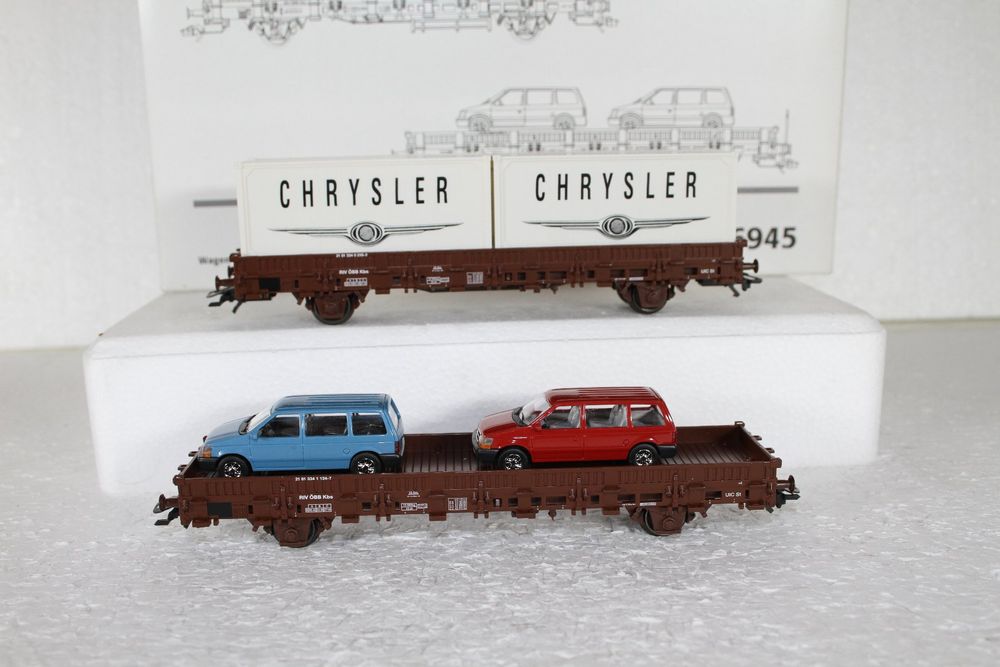 Märklin 46945 ÖBB Chrysler Automobiletransport Set (Gebraucht) in ...