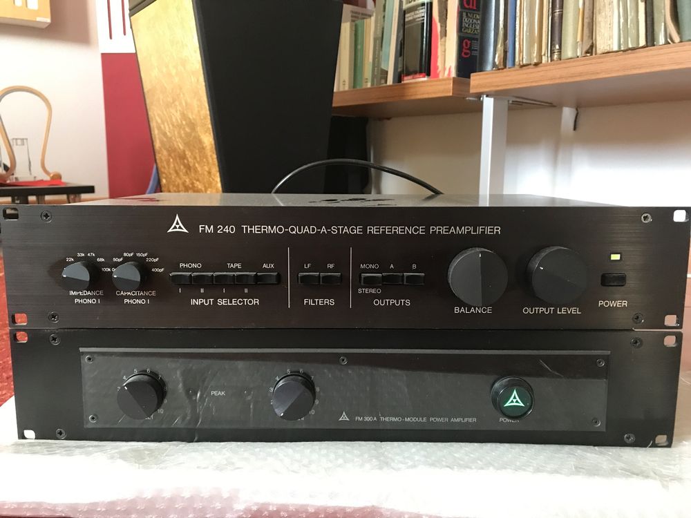 FM ACOUSTICS 300A Thermo Module Power+FM 240 Preamplifier (Usato) a ...