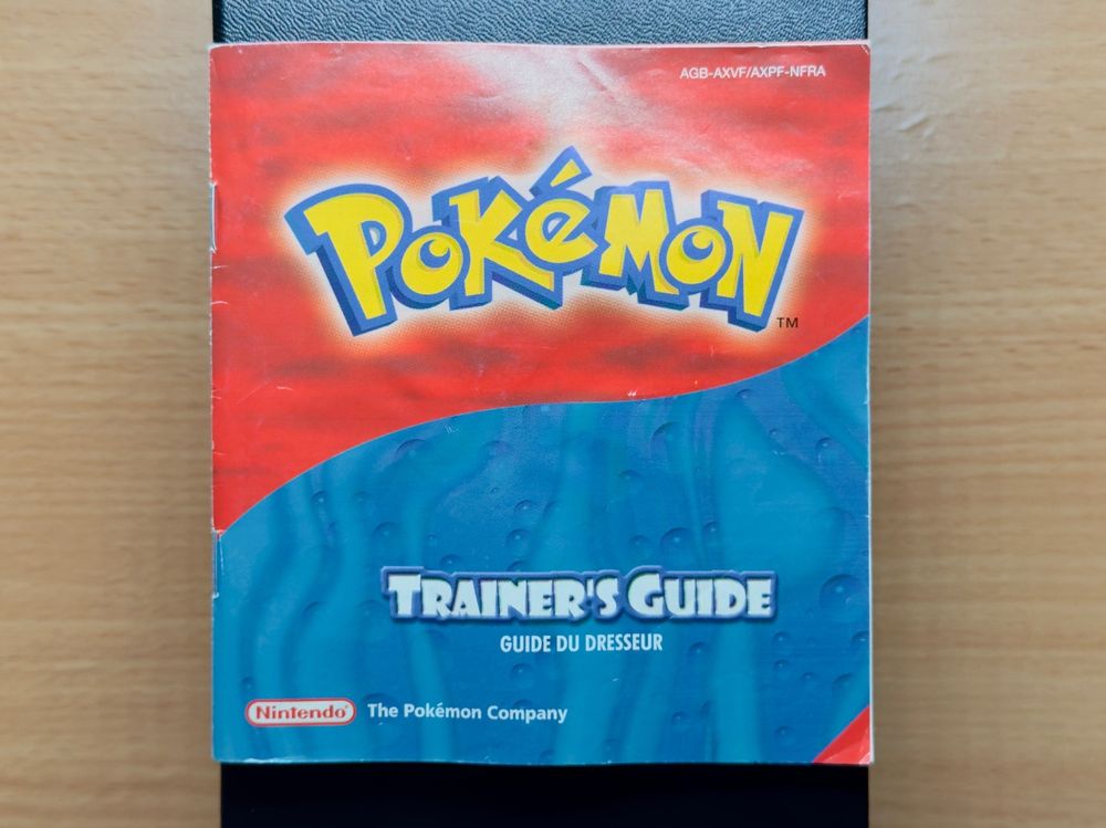 POKÉMON TRAINER'S GUIDE 🇫🇷 - Pokémon Rubis et Saphir (GBA) (D'occasion ...