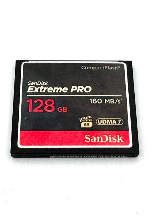 SANDISK CompactFlash Card Extreme Pro 128GB (Gebraucht) in Hermetschwil ...