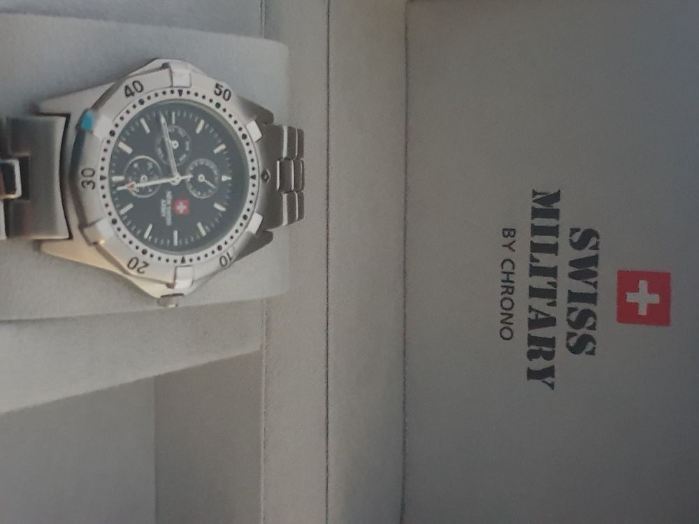 SWISS ARMY HERREN UHR QUARZ 43MM MIT NEUE BATTERIE 🔋 (Gebraucht) in ...