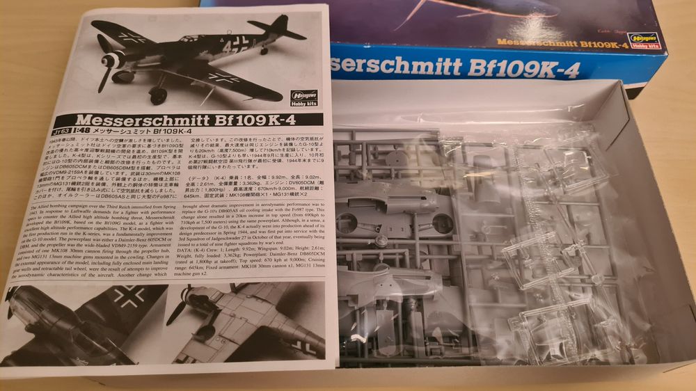 1:48 Messerschmitt Bf 109 K-4 - Hasegawa 09063 (Gebraucht) in Bassersdorf für CHF 24 – mit ...