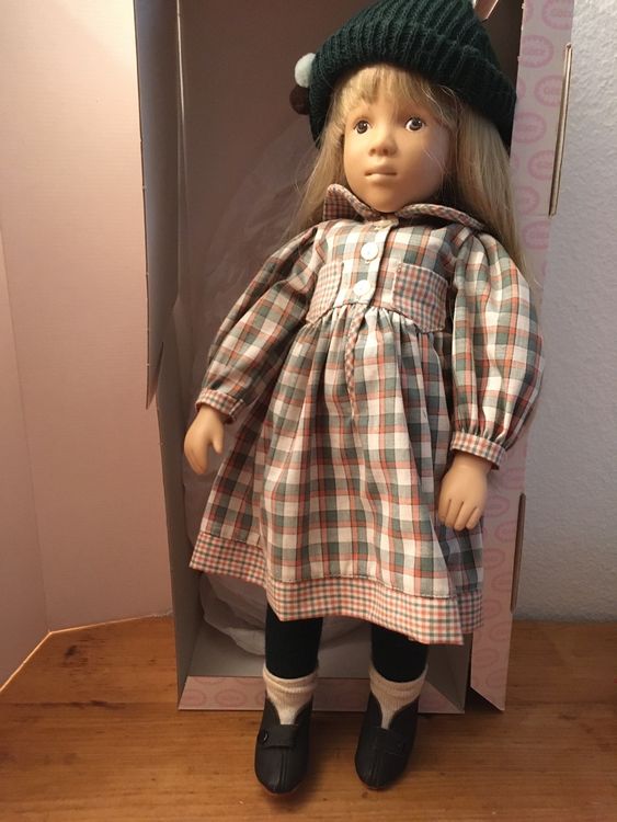 Sylvia Natterer Mädchen Puppe Delia von 1997 für Götz m OVP (Gebraucht ...