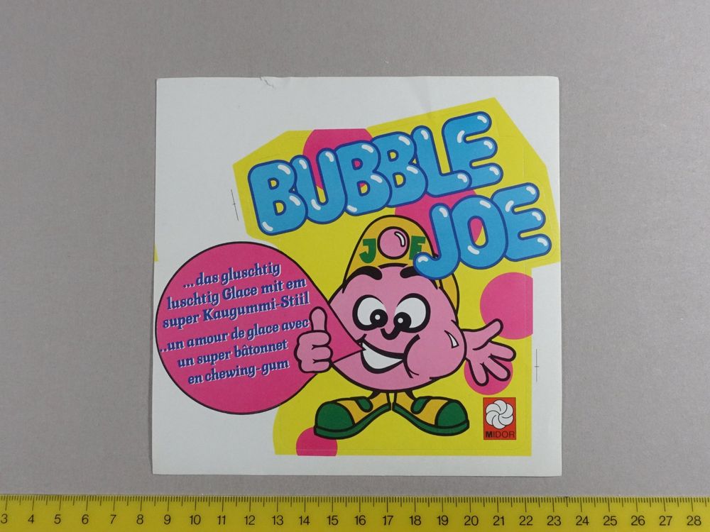 Alter Aufkleber Bubble Joe, Midor, Kaugummi, Migros (Gebraucht) in ...