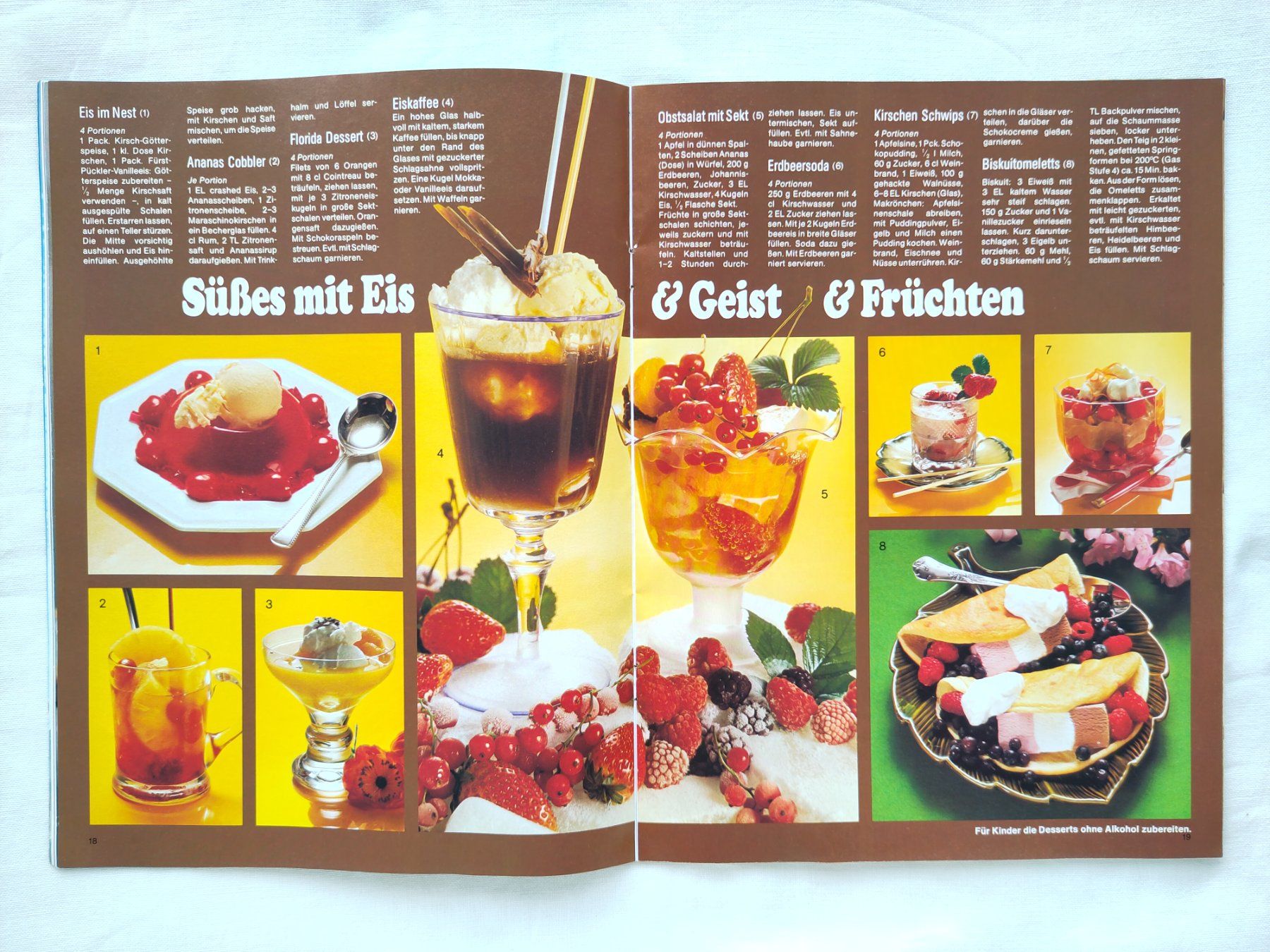 burda Sommerlich bunte MIXEREIEN zum Essen u. Trinken - 1978 (Gebraucht ...