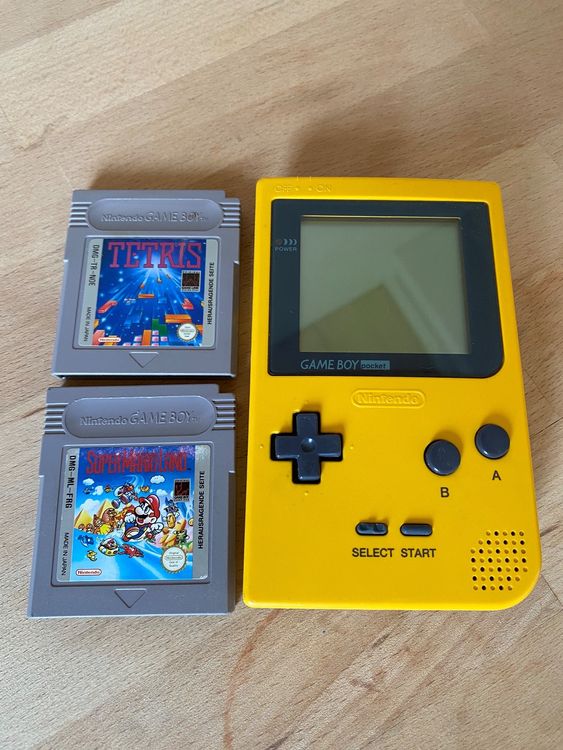 Gameboy Pocket - Gelb + Tetris & Super Mario | Acheter sur Ricardo