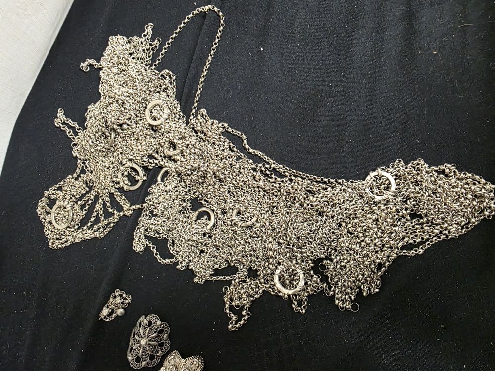Alte Schmuck Konvolut, Filigran, Ketten, Broschen | Kaufen auf Ricardo