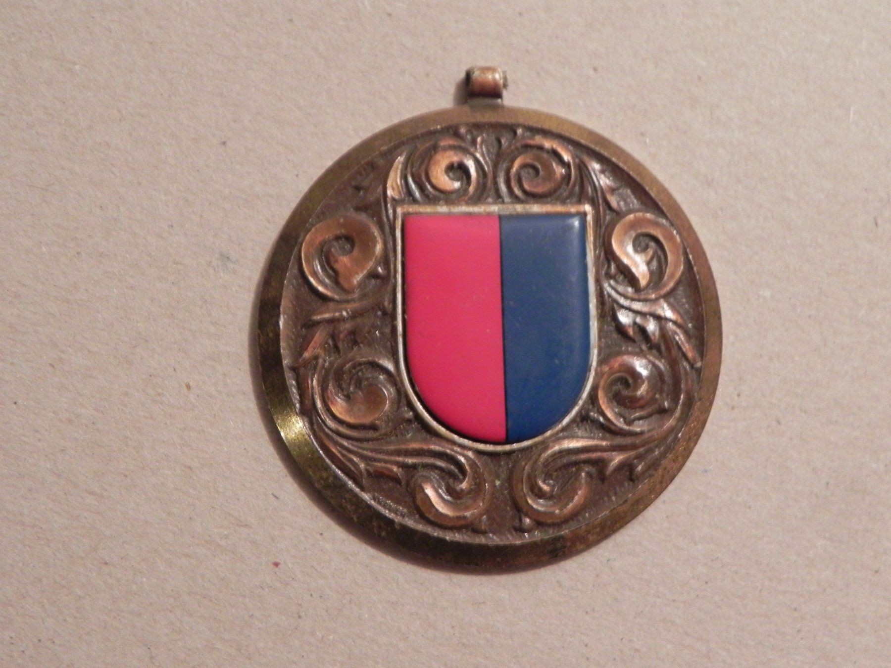 Medaille Schweiz CH Wappen Fahne ca. 1975 Kanton Tessin TI (Gebraucht ...