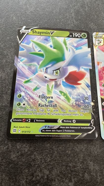 Shaymin V und VSTAR Pokémon Karten - Top Zustand!🤩😊🎉 (Neu (gemäss ...
