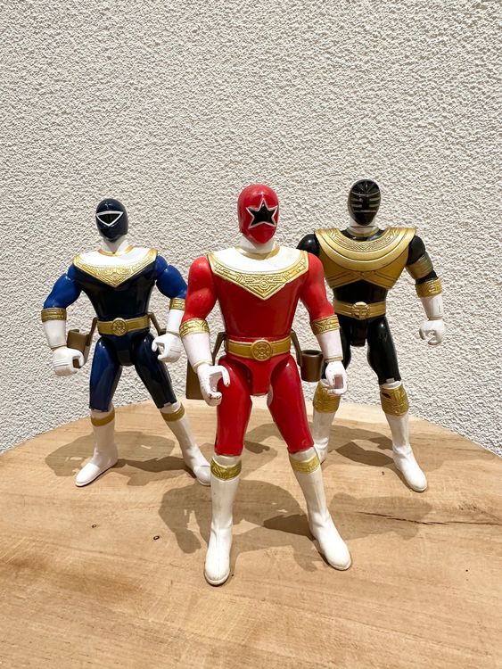 3 Power Rangers Zeo 1996 bandai vintage mighty morphin rar | Kaufen auf ...
