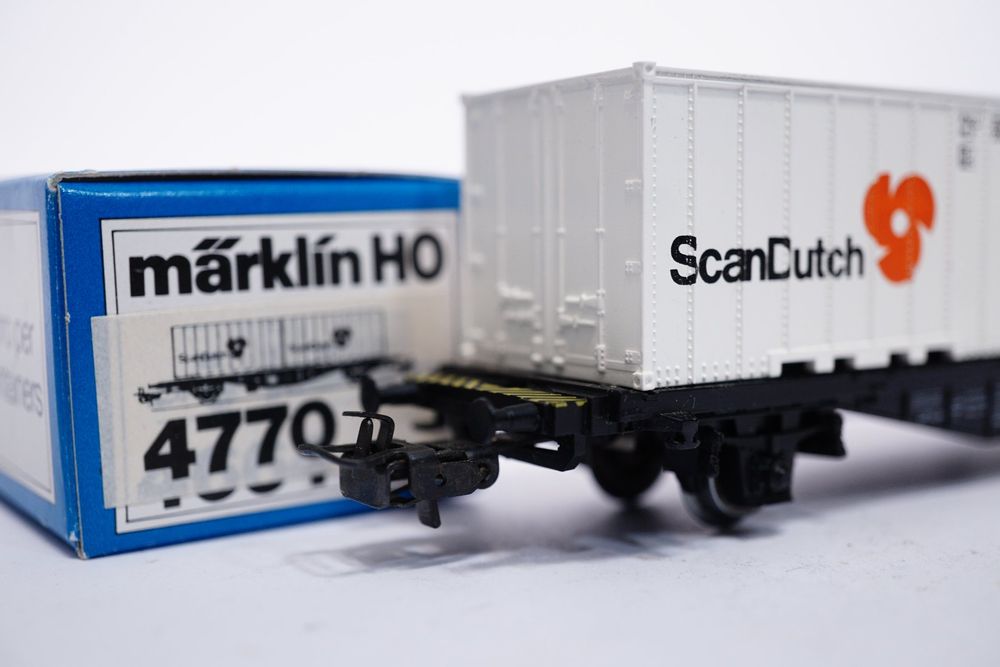 8∂ Märklin 4770 SJ Schweden Containerwagen Scan Dutch | Kaufen auf Ricardo