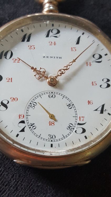 ZENITH 800 Silber Taschenuhr handaufzug läuft (Gebraucht) in für CHF 58 – mit Lieferung auf ...