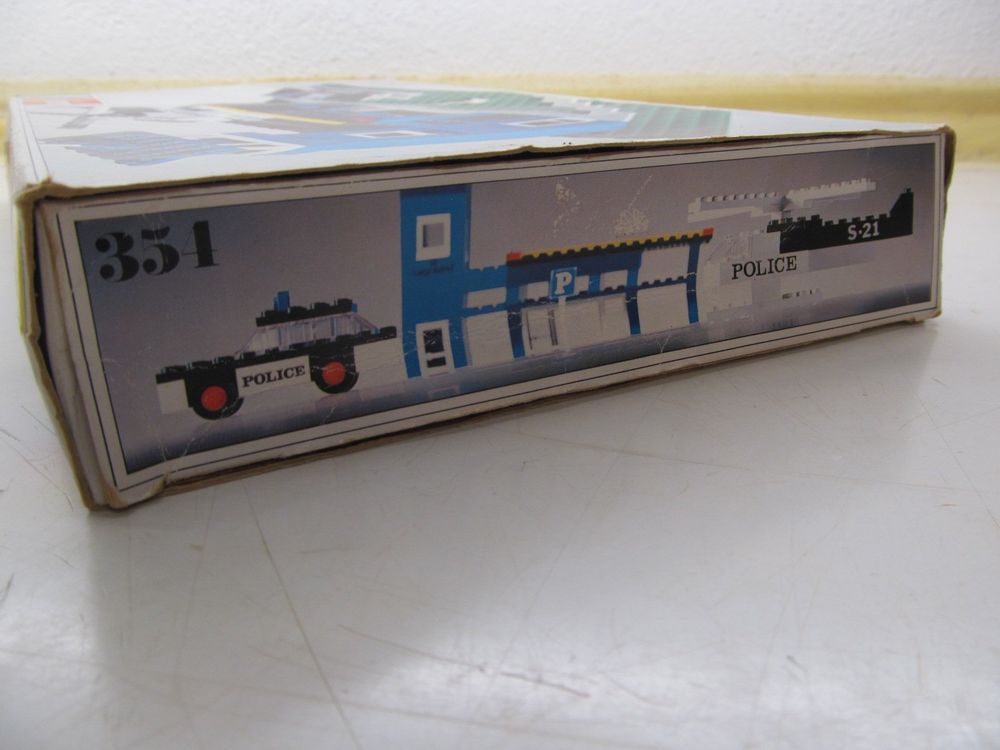 LEGO SYSTEM 354 POLIZEI - STATION MIT HELI UND AUTO (Gebraucht) in ...