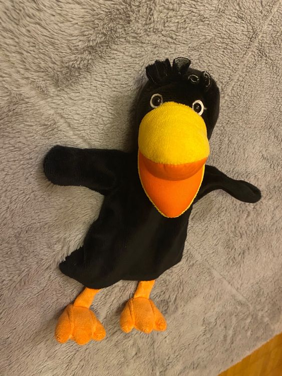 Sterntaler Handpuppe Rabe Plüschtier Kasperlitheater Figur | Kaufen auf ...