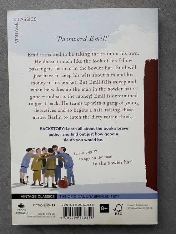 English Book. Emil and the Detectives by Erich Kästner (Neu (gemäss ...