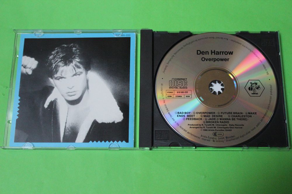 DEN HARROW - OVERPOWER 80s-CD ITALO DISCO 1985 Top-Zustand! (Neu ...
