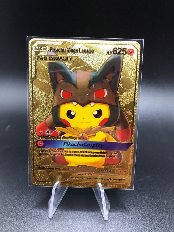 Pikachu Mega Lucario Goldkarte | Kaufen auf Ricardo