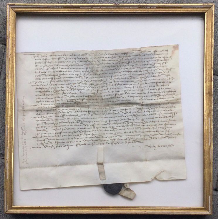 Antike Autograph mit Siegel Unl. Signiert Beschriftet (Gebraucht) in Root für CHF 105 – mit ...