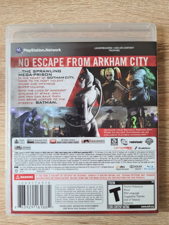 Batman Arkham City - PS3 (Gebraucht) in Carouge GE für CHF 4.9 – mit ...
